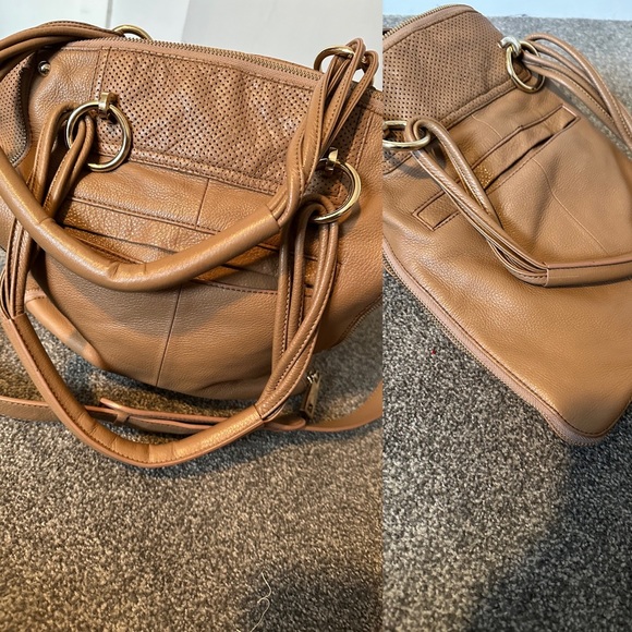 Witchery | Bags | Witchery Leather Expandable Shoulder Bag | Poshmark